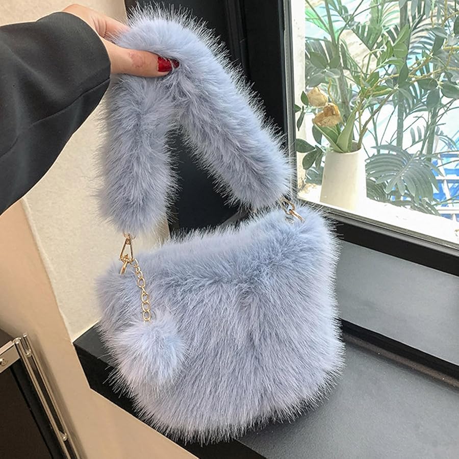 The Fluffy Cloud Mini Hobo Bag - Pretty Little Things