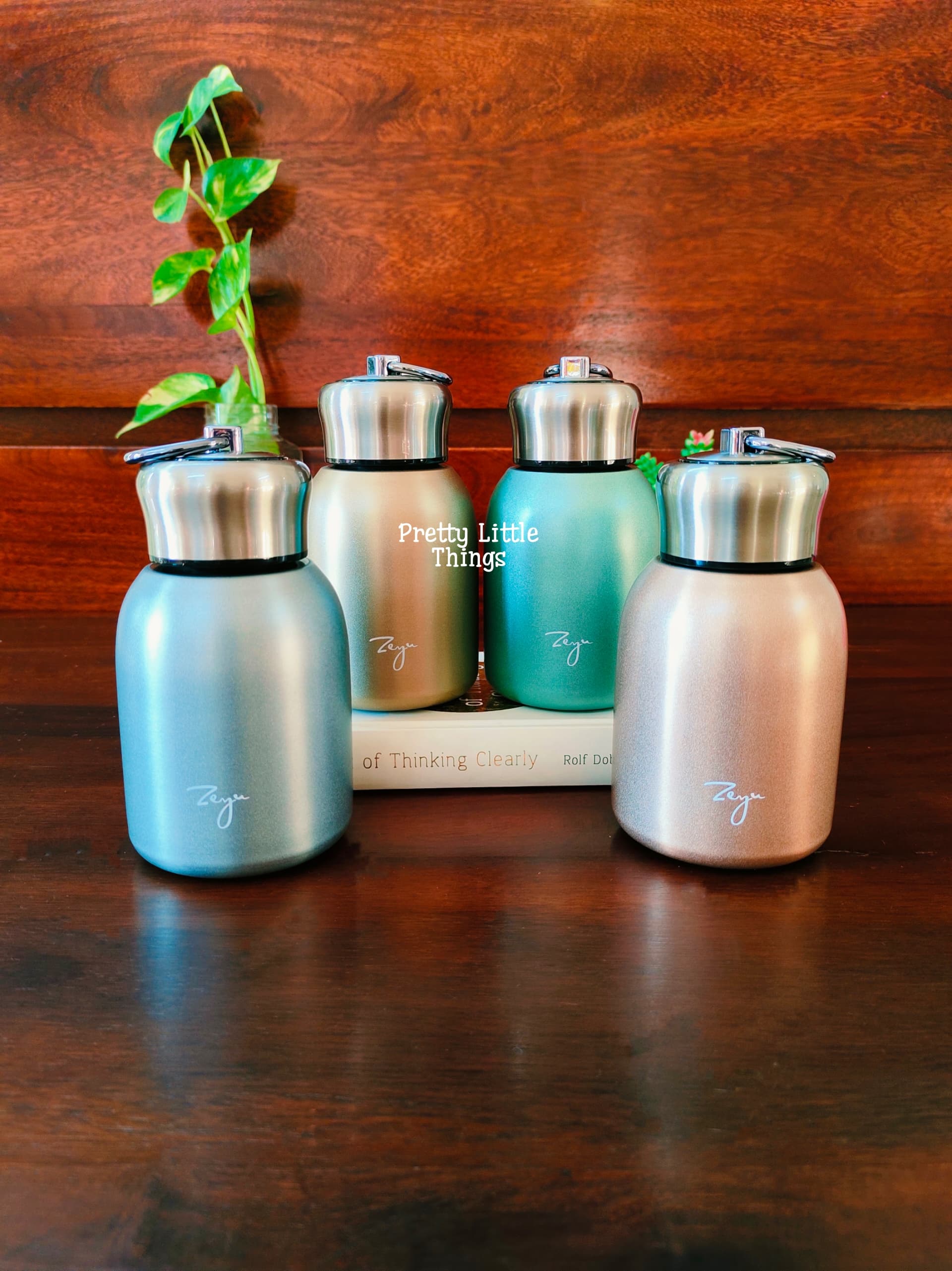 Elegant Pastel Metallic Portable Insulated Flasks (~250 Ml) – Pretty ...